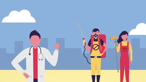 People Artists Community Creating Artworks Flat Stock Vector (Royalty ...