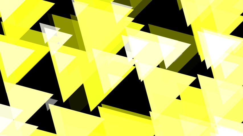 black background multiple moving triangles Stock Footage Video (100% ...