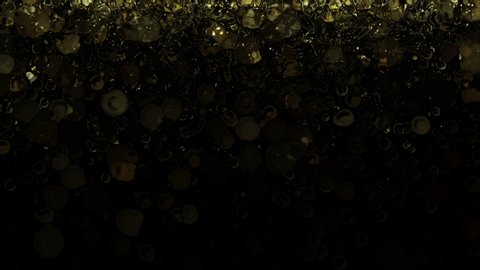 Gold Glitter Background Golden Rain Loop Stock Footage Video (100% ...