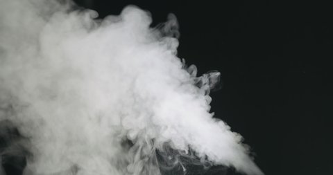 Slow Motion Water Vapor Stream Comes Stock Footage Video (100% Royalty ...
