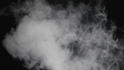 Slow Motion Water Vapor Cloud Comes Stock Footage Video (100% Royalty ...