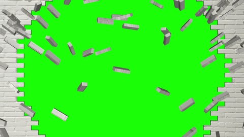 302 Explosion Brick Wall 3d Stock Video Footage - 4K and HD Video Clips ...