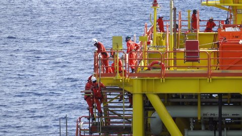 Offshore scaffolding Stock Video Footage - 4K and HD Video Clips ...