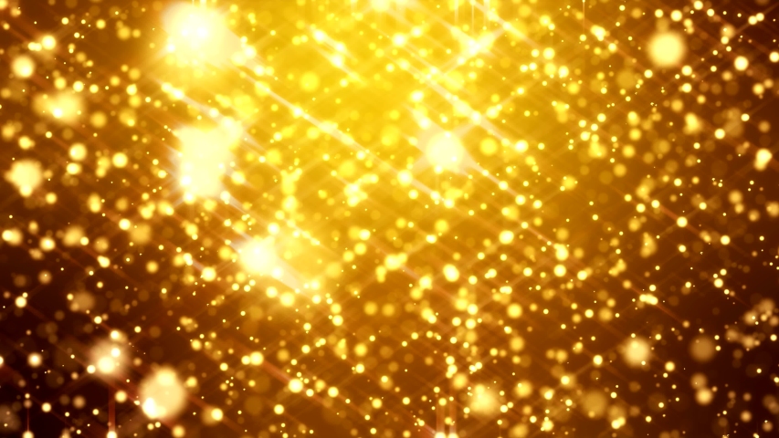 video animation christmas golden light shine Stock Footage Video (100% ...