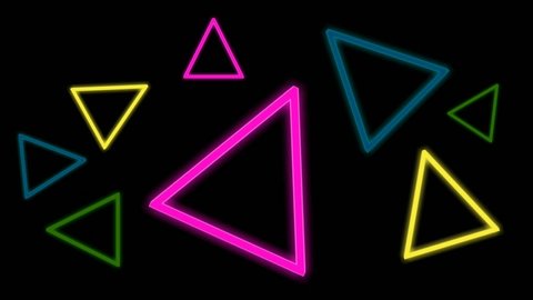 Glitched Triangle Frame Design Set Distorted Stock Vector (Royalty Free ...