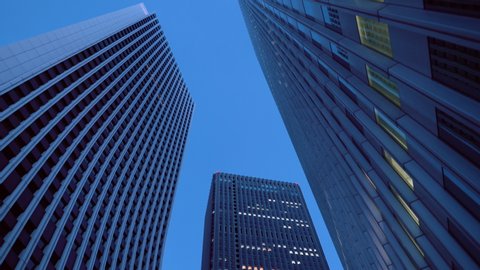 timelapse construction buildings looking up time Stock Footage Video ...