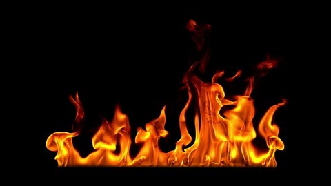 Fire Flames Bright Fireball Cartoon Campfire Stock Vector (Royalty Free ...