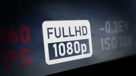 Full Hd Label Camera Interface On Stock Footage Video (100% Royalty ...