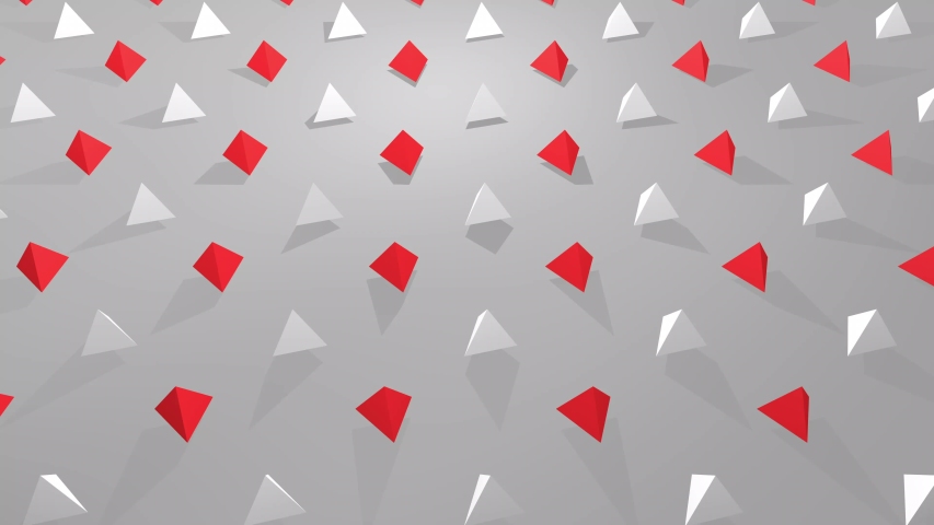 3d animation triangles rotating pyramids background Stock Footage Video ...