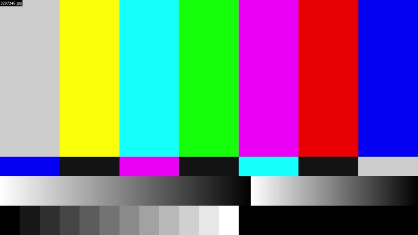 smpte color bars test card pattern Stock Footage Video (100% Royalty ...