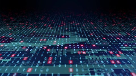 Technology Interface Computer Data Digital Screen Stock Footage Video ...