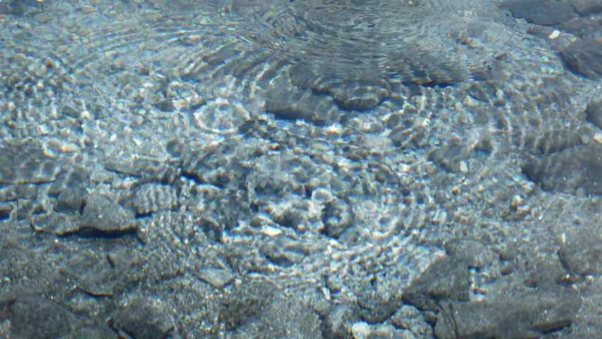 Mineral Water Source Surface in Stock Footage Video (100% Royalty-free ...