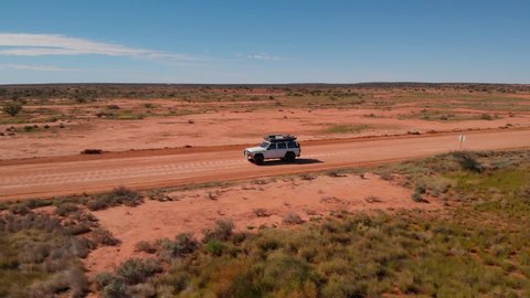 Western Australia Pilbara Desert 4wd Driving Stock Footage Video (100% ...