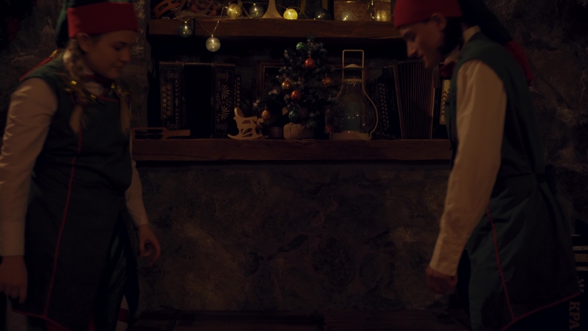 Surprised Elves Open the Big Stock Footage Video (100% Royalty-free ...