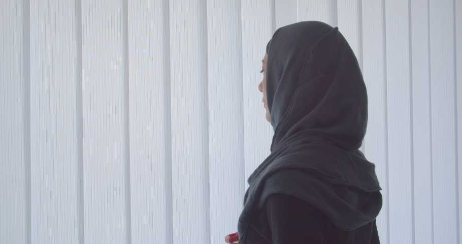 Hijab Standing Back Stock Video Footage - 4K and HD Video Clips ...