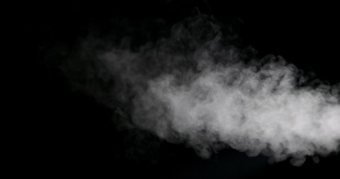 Vapour Spray Steam Isolated On Black Stock Footage Video (100% Royalty ...