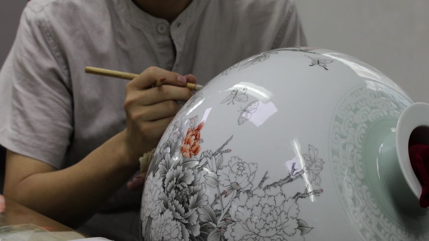 Porcelain Drawing Stock Video Footage - 4K and HD Video Clips ...