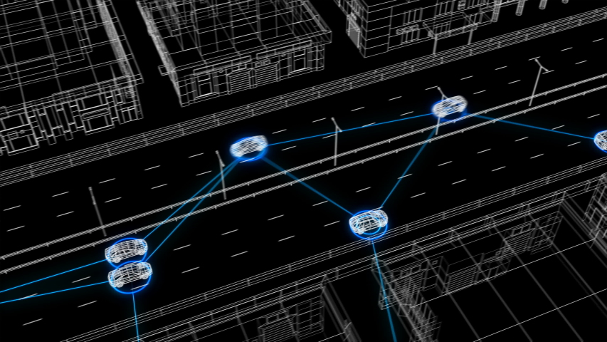 Beautiful Illustration Control System Working Stock Footage Video (100% ...