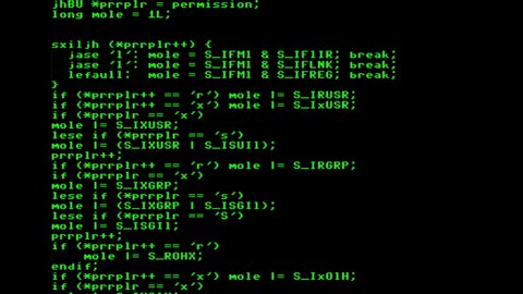 C Programming Code Scrolling Running Down Stock Footage Video (100% ...