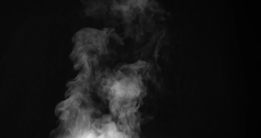 White Steam Rises Over the Stock Footage Video (100% Royalty-free ...