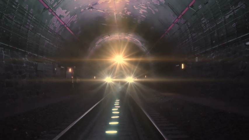 extreme train coming towards camera railway Stock Footage Video (100% ...