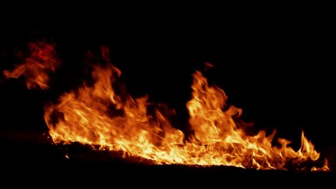 4k Fireball Fire Explosion Burning Fire Stock Footage Video (100% ...