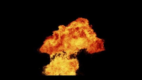 4k Fireball Fire Explosion Burning Fire Stock Footage Video (100% ...