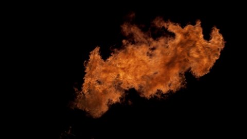 4k Fireball Fire Explosion Burning Fire Stock Footage Video (100% ...