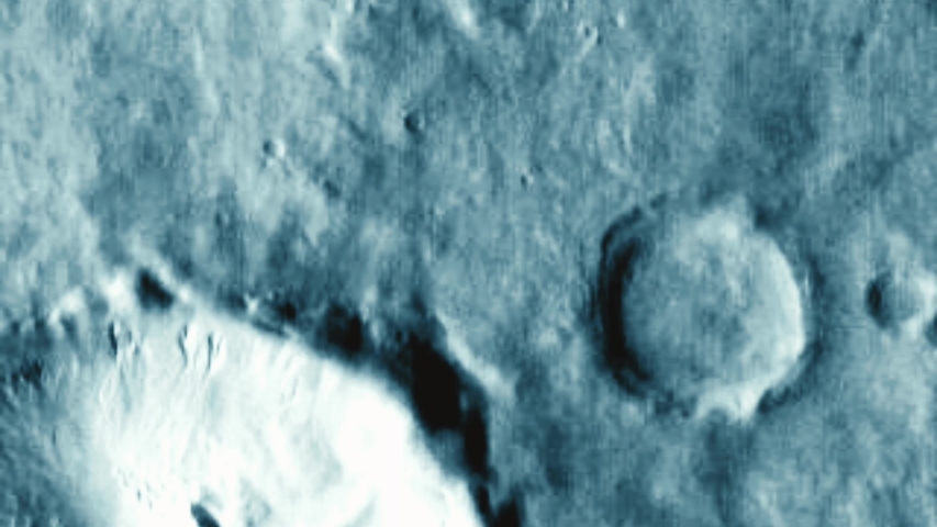 Craters on Mars top view image - Free stock photo - Public Domain photo ...