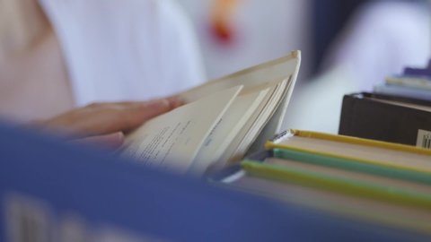 looking through files desk drawer Stock Footage Video (100% Royalty ...