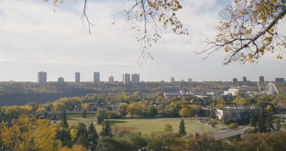 Edmonton, Diamond Park View in Stock Footage Video (100% Royalty-free ...