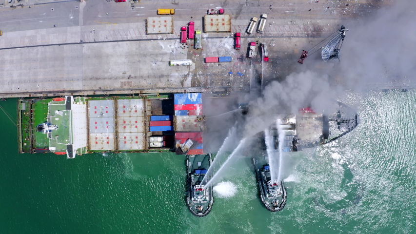 334 Firefighting ship Stock Video Footage - 4K and HD Video Clips ...