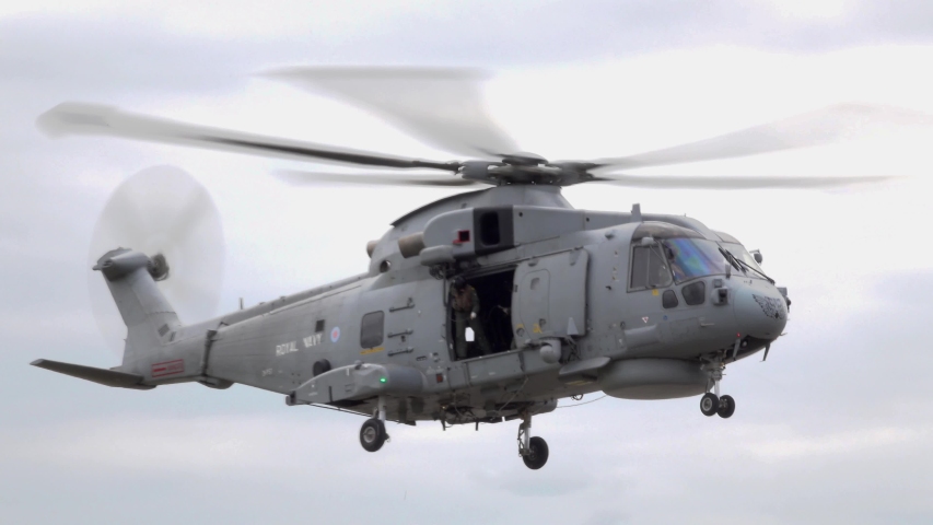 Merlin Helicopter Stock Video Footage - 4K and HD Video Clips ...