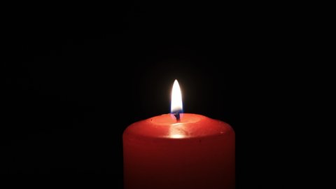 two red candles burning close Stock Footage Video (100% Royalty-free ...
