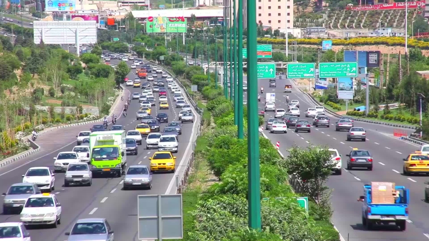 highways tehran iran april 20 2019 Stock Footage Video (100% Royalty ...