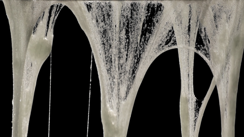 Alien Slime Prekeyed. Physical Slime Stock Footage Video (100% Royalty ...