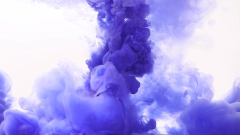 colored smoke explosion on white slow Stock Footage Video (100% Royalty ...