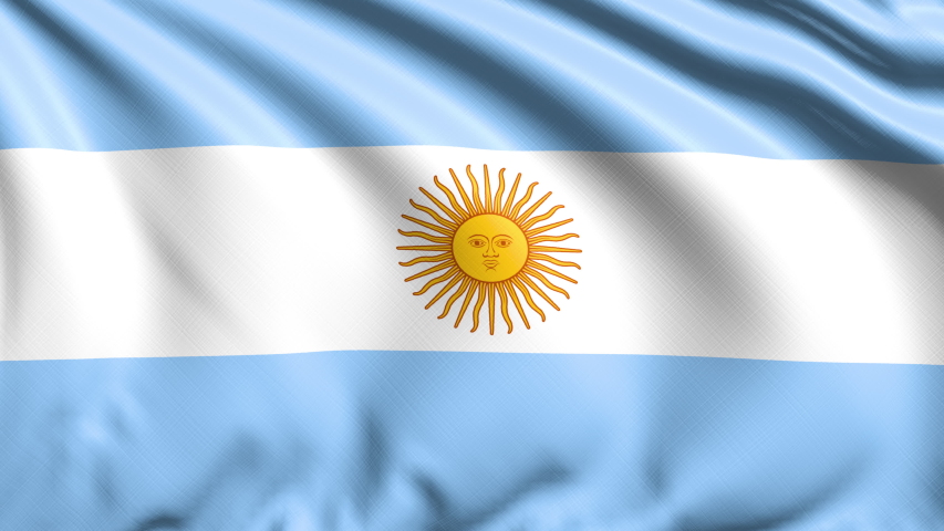 argentina flag Stock Footage Video (100% Royalty-free) 4999877 ...