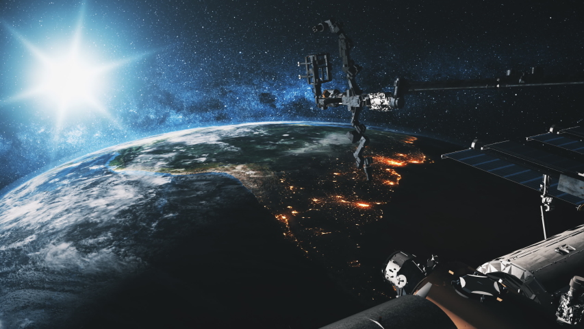 Breathtaking View of the Planet Earth as Seen from the International ...