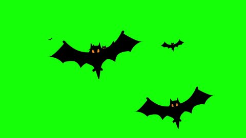 swarm flying bats animation Stock Footage Video (100% Royalty-free ...