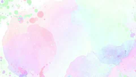 Hand Painted Abstract Watercolor Animated Background Stock Footage ...