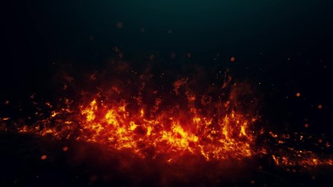 Abstract Fire Flame Background Glowing Color Stock Footage Video (100% ...
