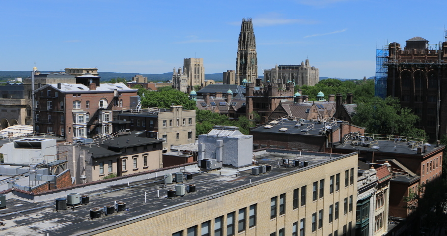 Landscape of Yale University at New Haven, Connecticut image - Free ...