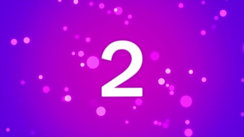 Violet Velvet Number 2 Indigo Color Stock Illustration 1663157281