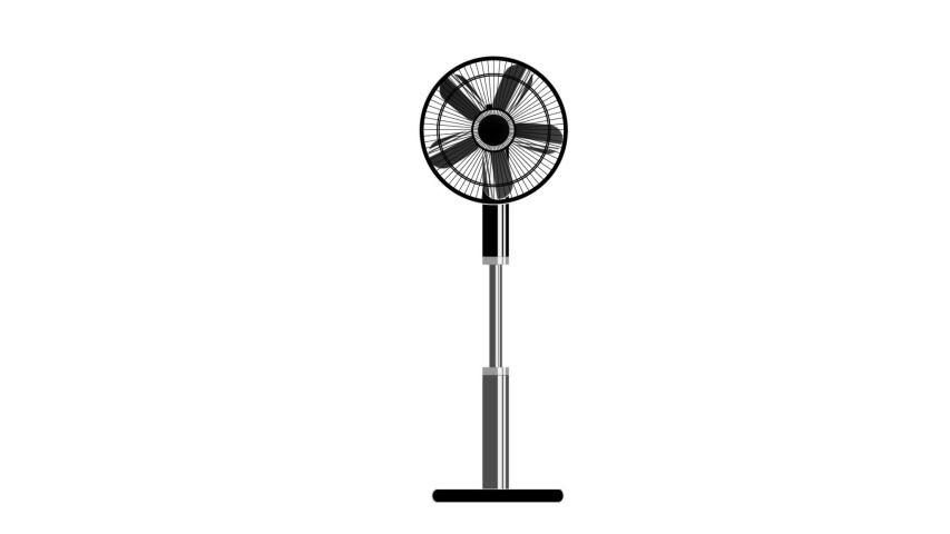 animation electric fan ventilator video included Stock Footage Video ...