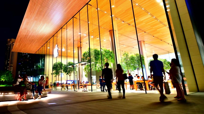 Iconsiam Apple Store Logo Stock Video Footage - 4K and HD Video Clips ...