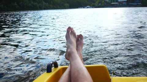 Rest On Boat Legs On Background Stock Footage Video (100% Royalty-free ...