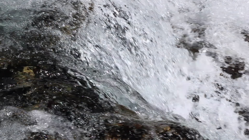 Black and White Close up of rushing water of the river image - Free ...