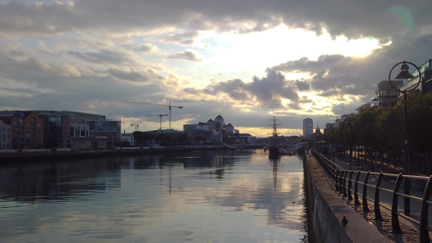 Clouds reflection in the river below image - Free stock photo - Public ...