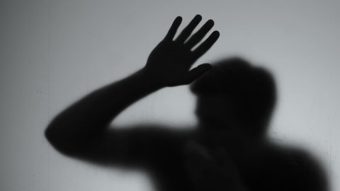 Shadow Blur Horror Man Screaming Mask Stock Photo 740361895 | Shutterstock
